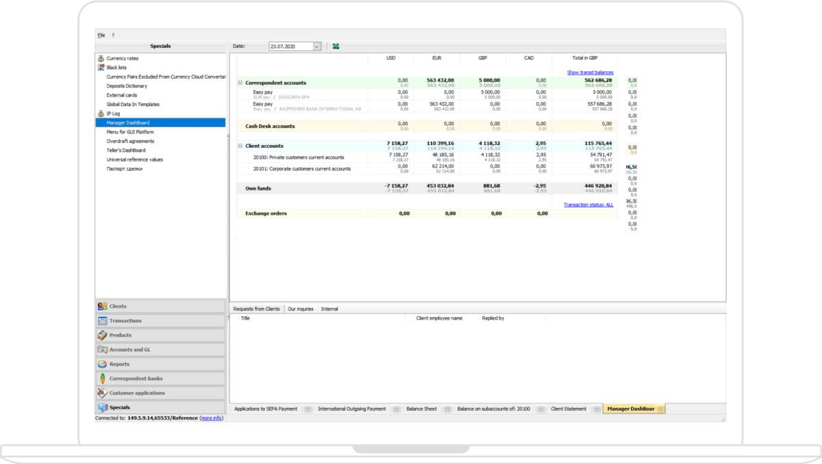 Core banking system – ABC ASEE